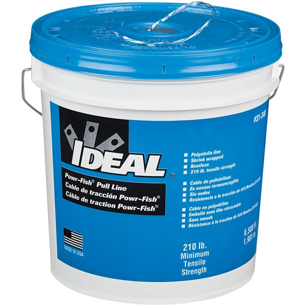 IDEAL 31-340 Powr-Fish Heavy-Duty Pull Line, 6,500 Feet – RunwaySupply